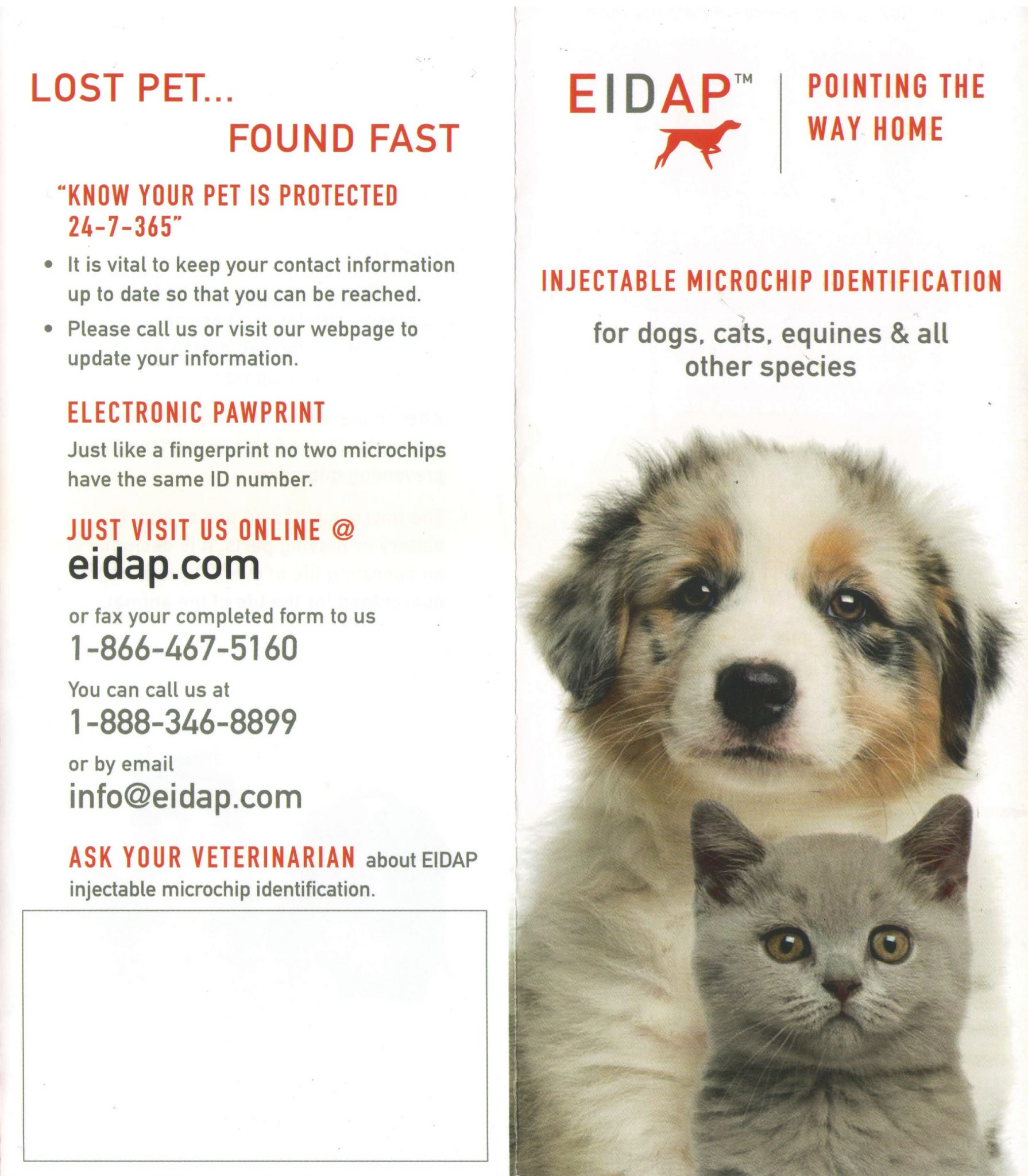 icon - EIDAP Microchipping - Centre Street Animal Hospital